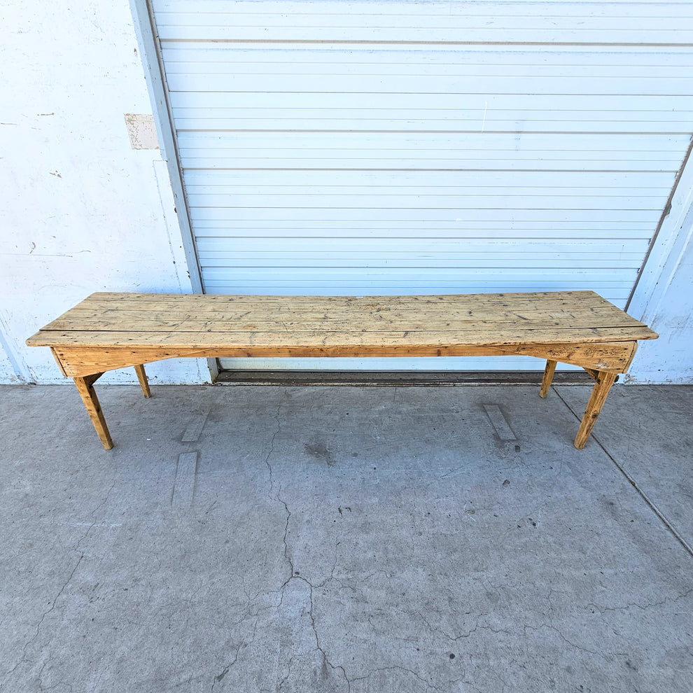 Bleached French Vineyard Dining Table – Antiquities Warehouse