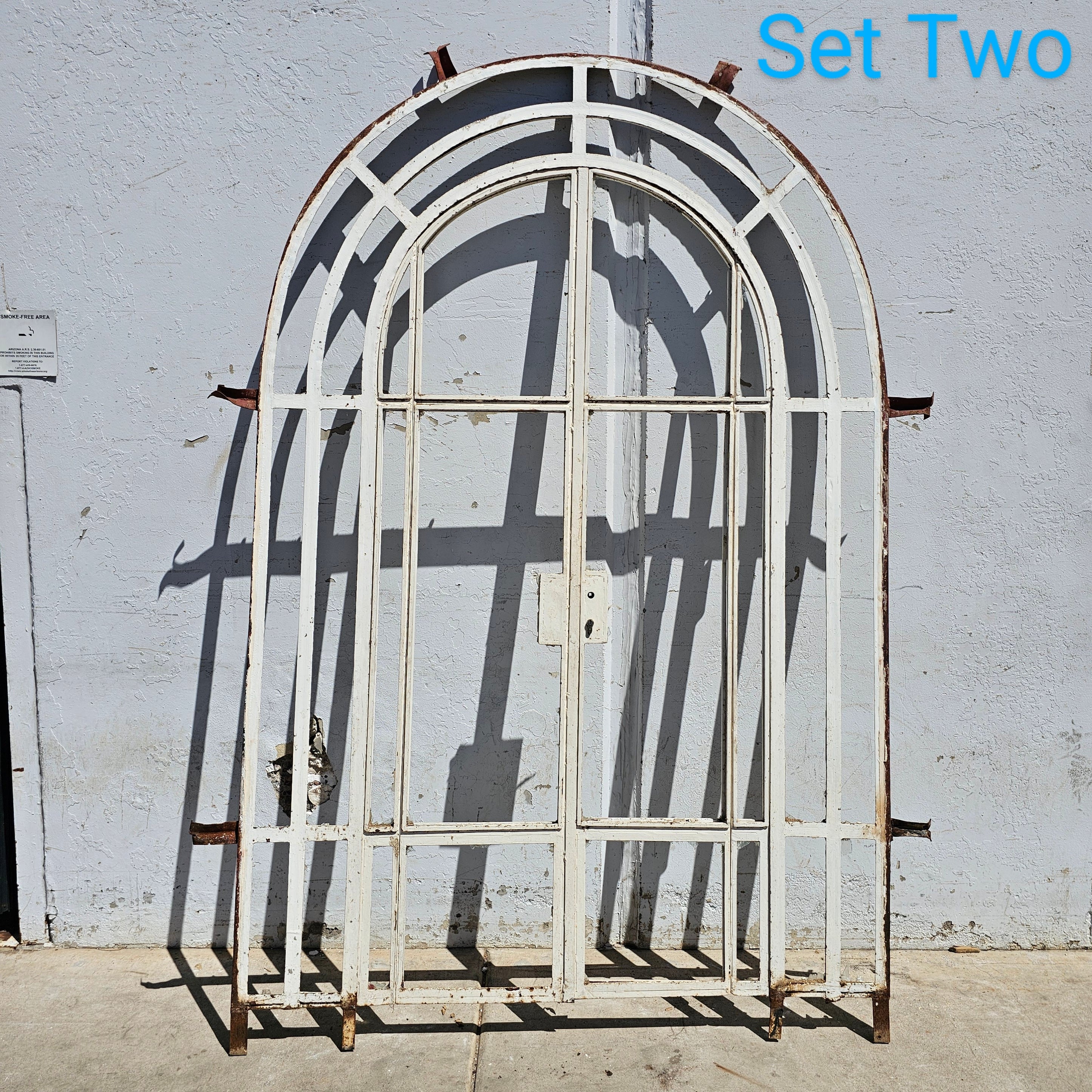 Steel Door/Transom Frame – Antiquities Warehouse
