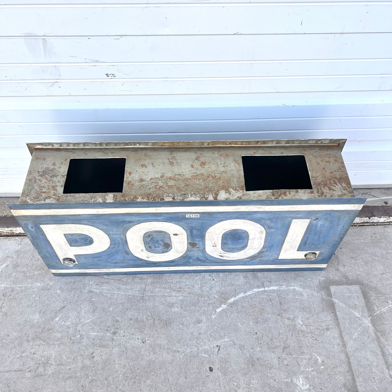 Vintage “POOL” Sign – Antiquities Warehouse