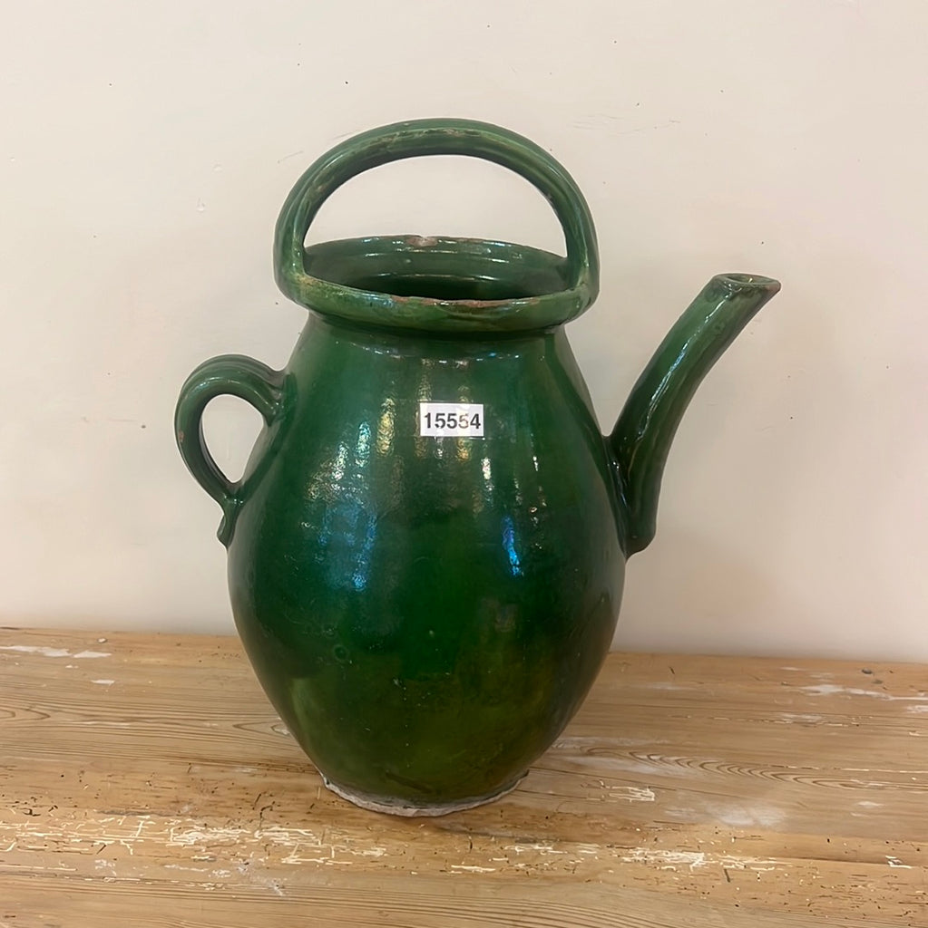 Large Green Water Jug – Antiquities Warehouse