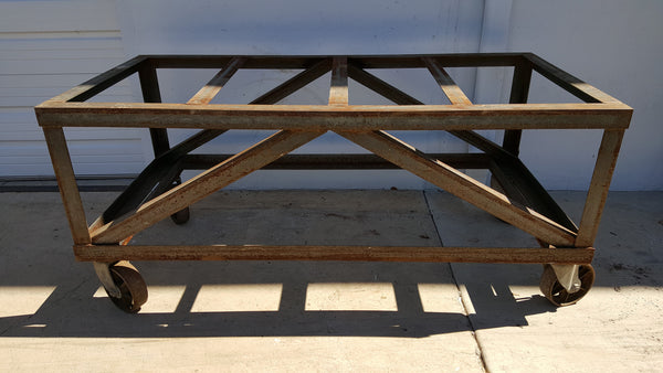 Industrial Rolling Table Base – Antiquities Warehouse