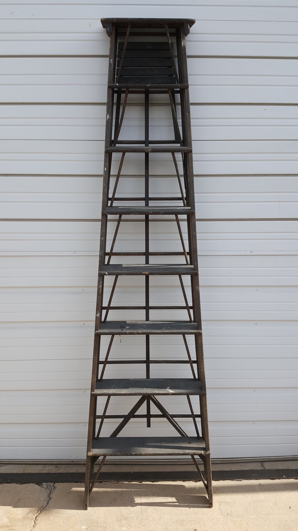 Black Wooden Ladder – Antiquities Warehouse