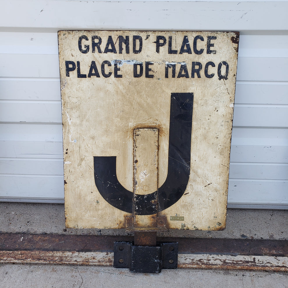 French Train Station Sign – Antiquities Warehouse
