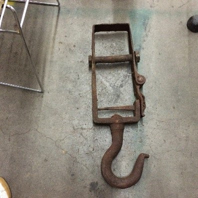 Rusty Iron Hook – Antiquities Warehouse