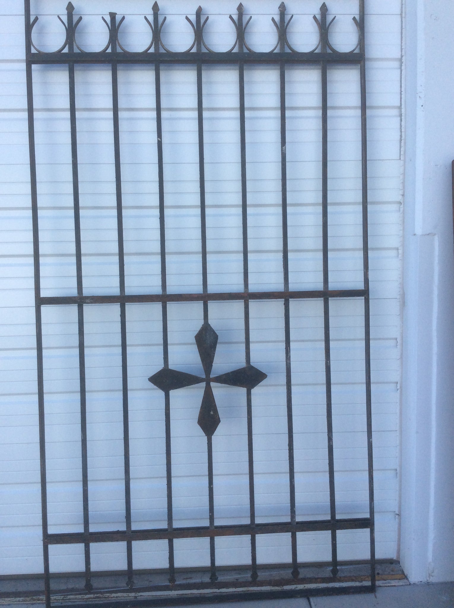 Iron Fence Panel from a French Church (Gate) – Antiquities Warehouse