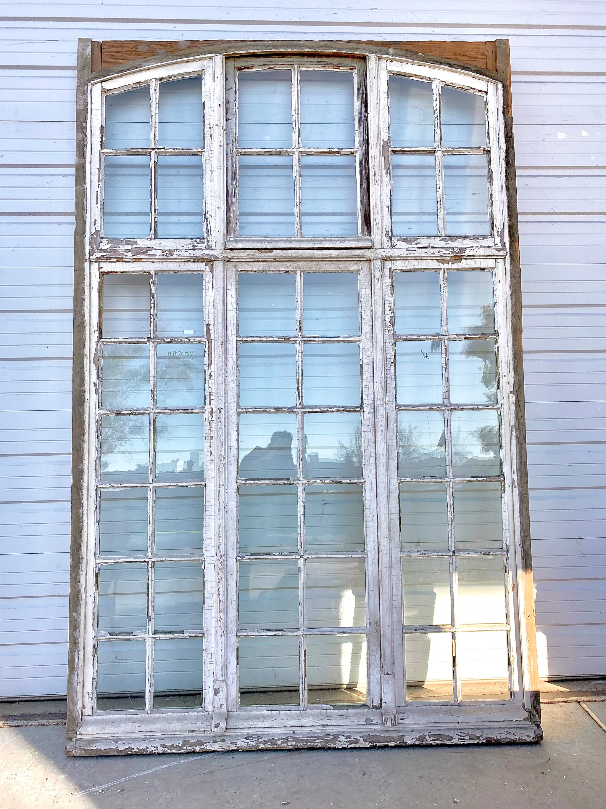 48 Pane Arched French Window – Antiquities Warehouse