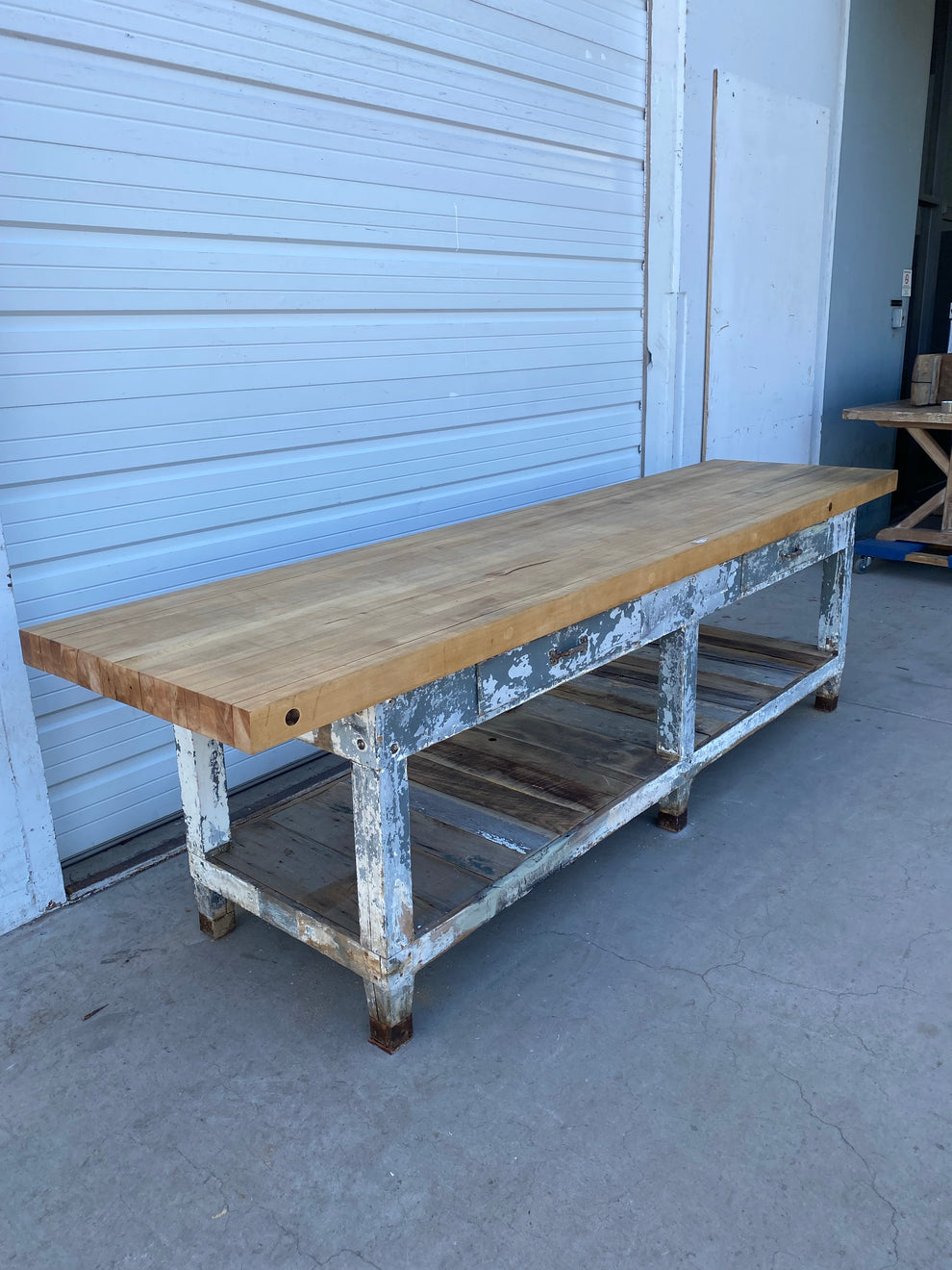 Long Work Table – Antiquities Warehouse