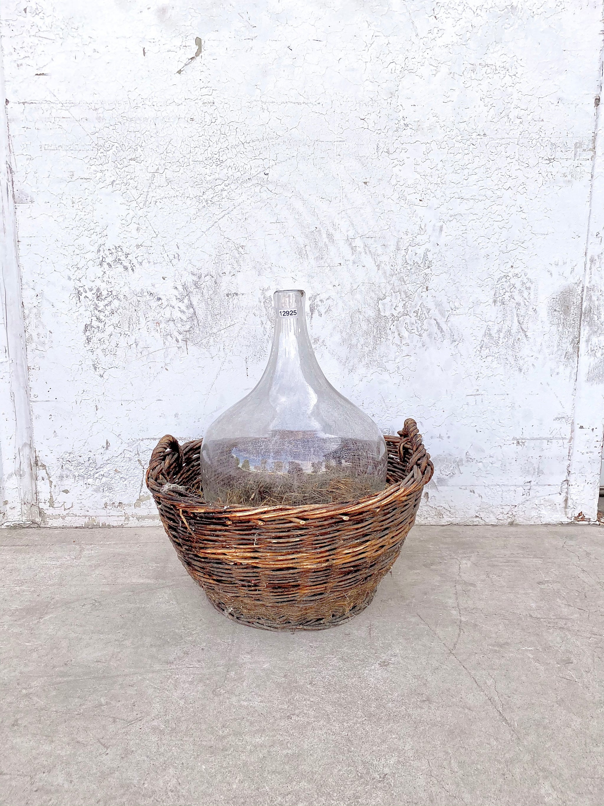 Wicker Demijohn – Antiquities Warehouse