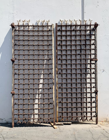 Pair of Large European Gates – Antiquities Warehouse